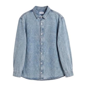 Soulland Femme, Blouses et Chemises, Bleu, Taille: 40/42 FR Damon Denim Shirt