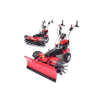 Apex Benzin Kehrmaschine 1000 Motorbesen mit Schneeschild 55743/44