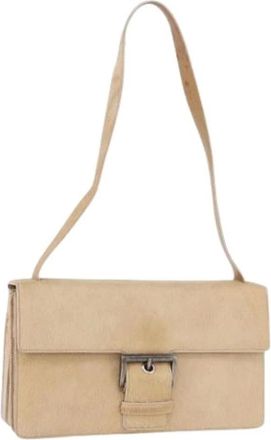 Prada Sac bandouli&egrave;re vintage Pre-owned - Femme - Pre-owned - Beige - Taille: ONE Size