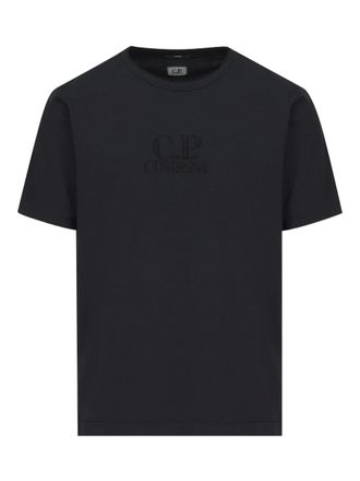 C.P. Company t-shirt à logo brodé - Noir