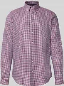 Jake*s Regular Fit Freizeithemd mit Button-Down-Kragen