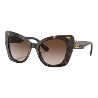 Dolce & Gabbana Femme, Accessoires, Brun, Taille: 53 MM Cat-Eye Lunettes de Soleil