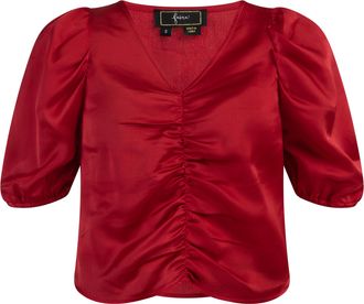 Faina Drapiertes Top Damen verrotten