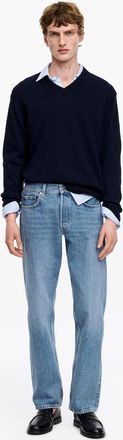 Arket OCEAN Loose Straight Jeans -Blau