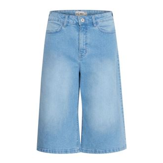 Ichi Hellblaue Gewaschene Jeansshorts - - Shorts - Damen - Blau - S