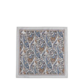 Eton Pochette imprim&eacute;e en soie