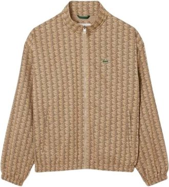 Lacoste Homme, Vestes, Beige, Taille: L Monogram Track Jacket