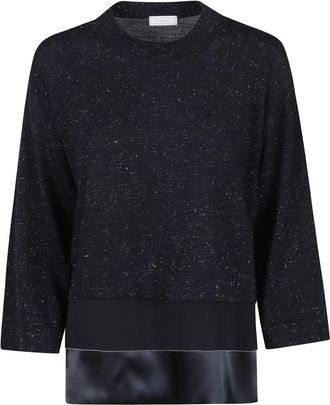 PESERICO Femme, Pulls, Bleu, Taille: 40 FR Pull Peserico