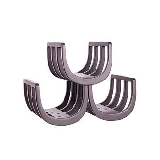 Generic Weinflaschenhalter, U-f&ouml;rmiges Weinregal, Frei Kombinierbar, Robust und Stabil, Schlicht und Vielseitig, f&uuml;r Bars, K&uuml;chen, Wohnzimmer und Weing&uuml;ter(Br