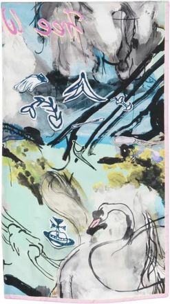 Vivienne Westwood Femme, Accessoires, Multicolore, Taille: ONE Size Free World Square 90x90