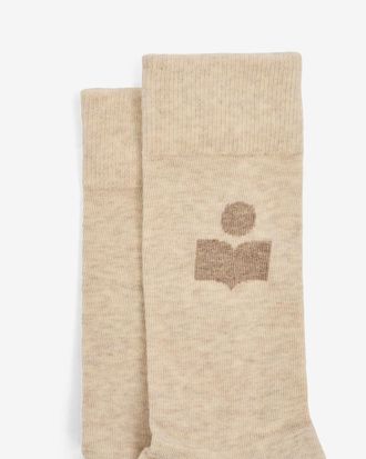 Isabel Marant Chaussettes Siloki - Femme - Beige - Isabel Marant