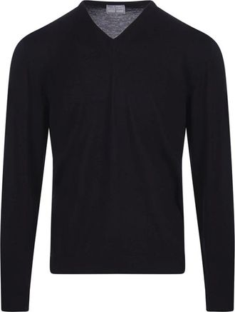 Fedeli Homme, Pulls, Bleu, Taille: 4XL Raffinato Pullover