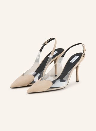 Alaia Ala&iuml;a Slingpumps Le Coeur beige