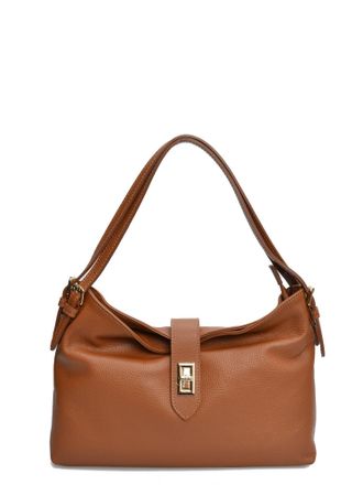 Anna Luchini Braun Rindsledertasche