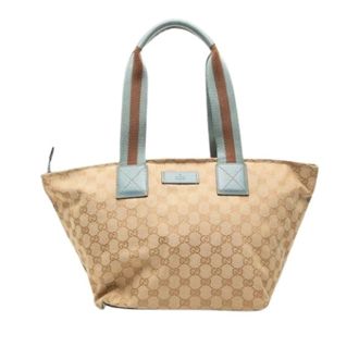 Gucci Sac Cabas en toile Pre-owned - Femme - Pre-owned - Beige - Taille: ONE Size