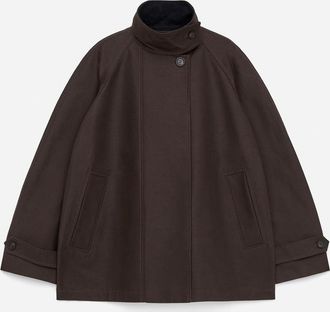 Arket Jacke Aus Baumwolle -Braun