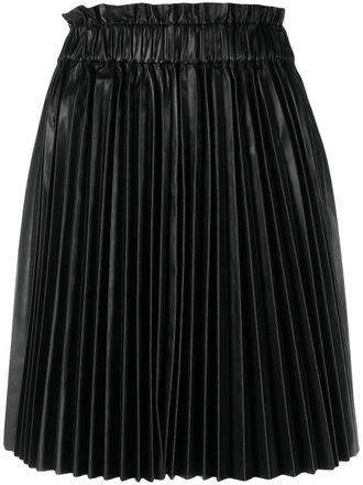Red Valentino jupe &agrave; taille haute - Noir