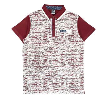 Just Emporio Herren Polo-410 S3 Polohemd, Burgunderrot, M