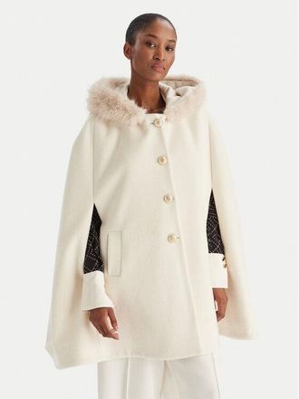 Yes London Wollmantel CD1223 Creme Regular Fit