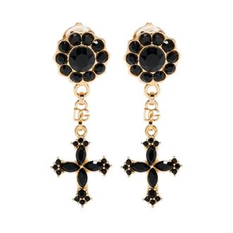 Dolce & Gabbana Schwarze und Goldene Halskette - - Accessories - Damen - Schwarzk - ONE SIZE