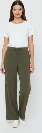 Gerard Darel Pantalon de tailleur fluide &eacute;lastiqu&eacute; - LUCILLE - Vert Kaki