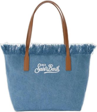 MC2 Saint Barth Femme, Sacs, Bleu, Taille: ONE Size City Shopper Bag