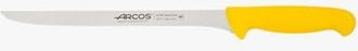 Arcos Jamonmesser Flexibel - Edelstahlklinge 240 mm - Pr&auml;ziser Schnitt, Langlebig - Gelber Polypropylen-Griff - Serie 2900