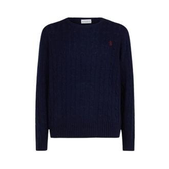 Ballantyne Sportlicher und Jugendlicher Pullover - - Knitwear - Herren - Blau - L