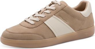 Tamaris Damen Sneaker flach beige 38
