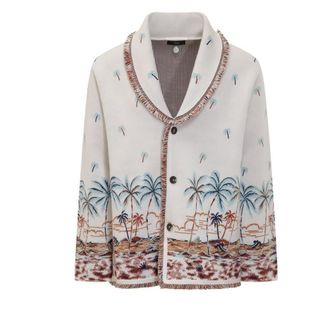Alanui Homme, Pulls, Beige, Taille: L The Tale of Hawaiian Cardigan