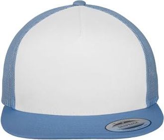 Flexfit Mixte Classic Trucker C.Blue/Wht/C.Blue One Size Casquette, C.Blue/Wht/C.Blue, Taille Unique