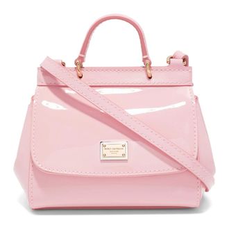 Dolce & Gabbana Femme, Sacs, Rose, Taille: ONE Size 80416 Borsa a Tracolla Vernice
