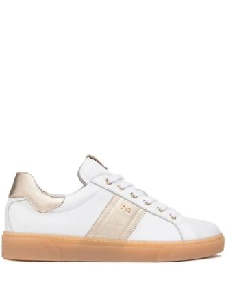 Nero Giardini baskets en cuir - Blanc