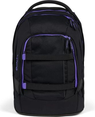 Satch Femme, Sacs, Noir, Taille: ONE Size Sac &agrave; dos scolaire &eacute;cologique ergonomique noir unisexe