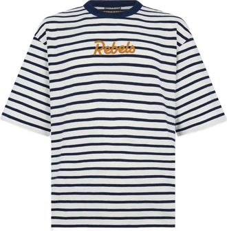 Dsquared2 t-shirt ray&eacute; r - Blanc