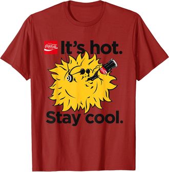 Coca Cola Ware Coca Cola Its Hot Sun Stay Cool Drink Cola T-Shirt