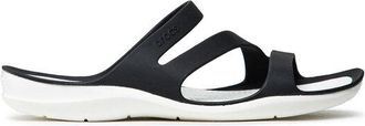 Crocs Pantoletten Swiftwater Sandal W 203998 Schwarz