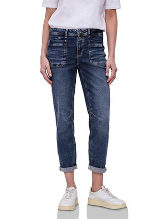 Street One Boyfriend Jeans Dark Blue Washed 26