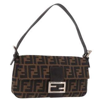 Fendi Sac bandouli&egrave;re Zucca Canvas Pre-owned - Femme - Pre-owned - Brun - Taille: ONE Size