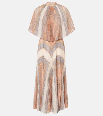 Zimmermann Robe midi Illustration Sunray