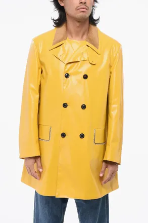 Maison Margiela MM14 Wasserabweisender Trench mit Velourskragen Maison Margiela