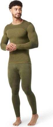 Smartwool Herren Mens Intraknit Thermal Merino Base Layer Crew Baselayer-Shirt, Winter Moss, M