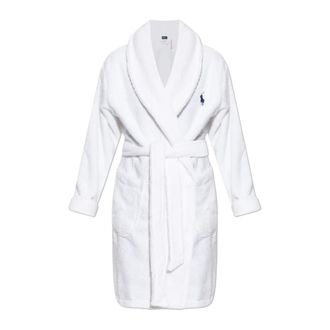 Polo Ralph Lauren Bademantel mit Logo - - Nightwear & Lounge - Damen - Wei&szlig; - L/XL