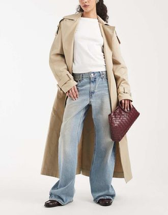 Levi's Jean bootcut ample - Bleu moyen teint&eacute; jaune