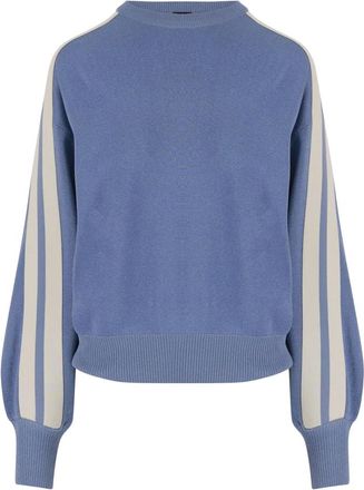 Pinko Pinko, Femme, Pulls, Bleu, Taille: 40 FR SweaT-shirt Flood en maille de viscose