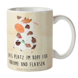 Mr. & Mrs. Panda Becher Kuh - Geschenk, Bauernhof, Kaffeetasse, Tasse, Kaffeebecher, Spruch, Trinkbecher, keramik, Motivtion, Hof, Milch, K&uuml;he