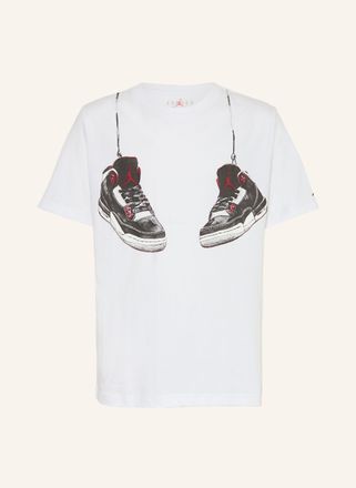 Nike Jordan T-Shirt aj3 Shoe Strings weiss
