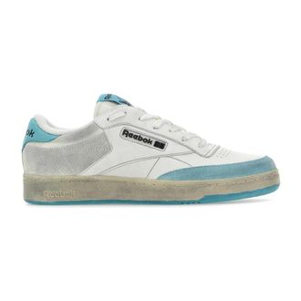 Reebok Homme, Chaussures, Multicolore, Taille: 40 1/2 EU Baskets Club C en cuir et daim bicolores