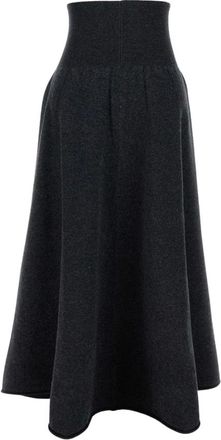 Extreme Cashmere Femme, Jupes, Gris, Taille: ONE Size N&deg;388 Ease Skirt