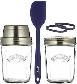 Kilner 0025.035 Kit de d&eacute;marrage au levain en verre, 350 ml